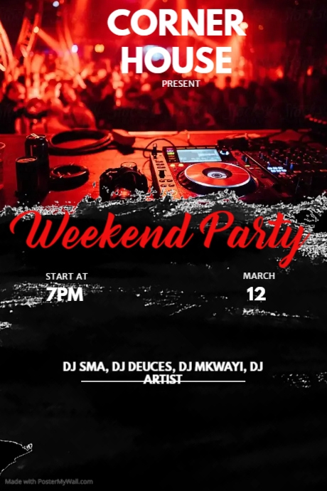 Copy of Club event party flyer template | PosterMyWall