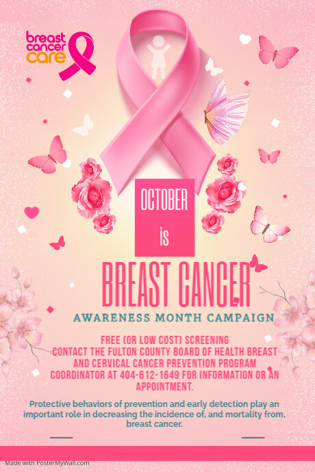 Breast Cancer Awareness Campaign Template | PosterMyWall