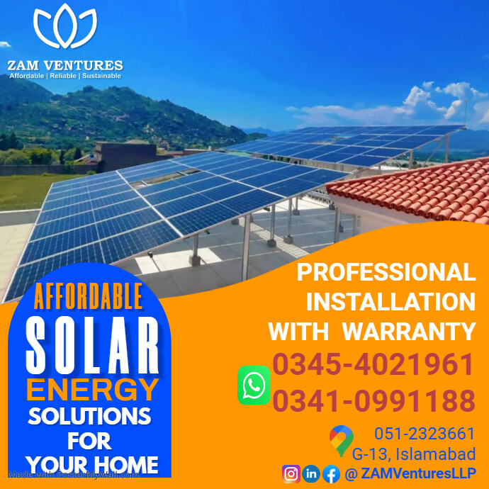 solar energy installation | PosterMyWall