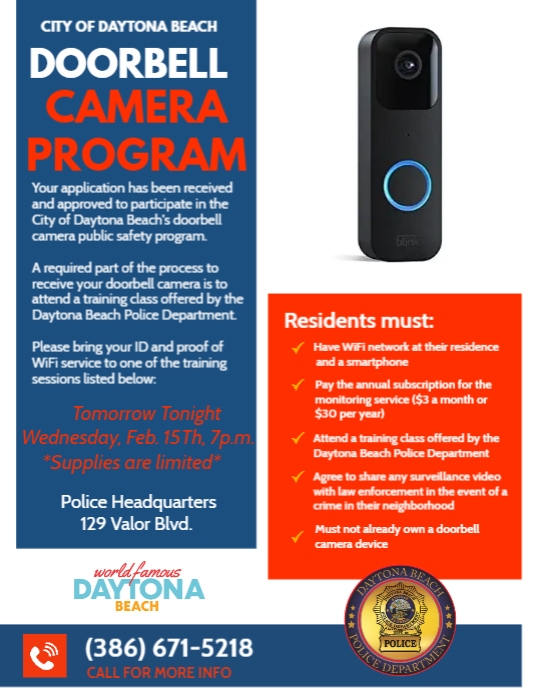 Copy of FLYER_Ring Doorball Cams_May 3 2022 (1) | PosterMyWall