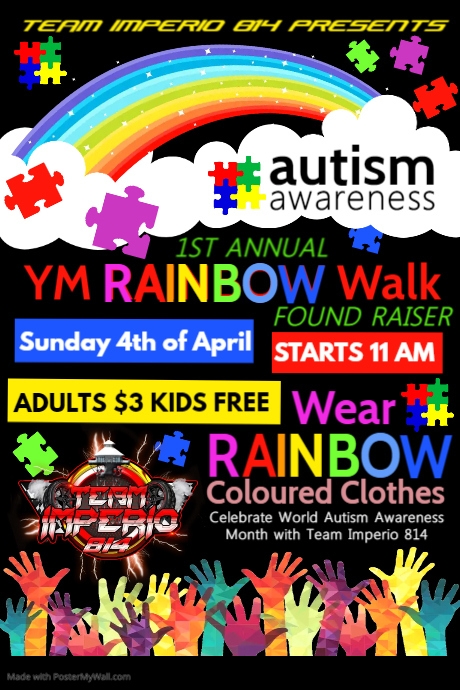 Autism awareness flyer, World Autism Day | PosterMyWall