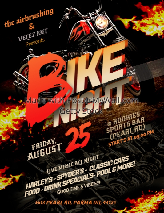 Bike Night Flyer | PosterMyWall
