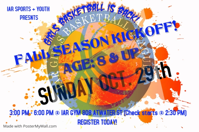 IARGBL Basketball Weekend | PosterMyWall