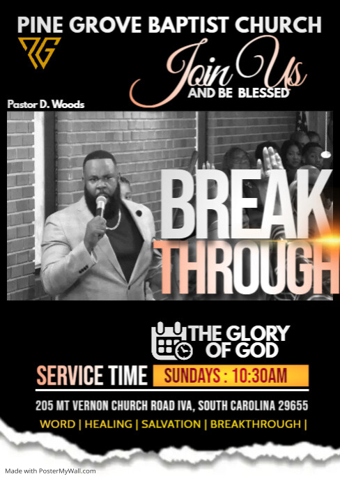 Breakthrough flyer | PosterMyWall