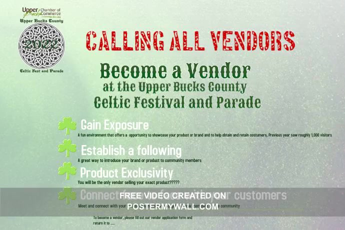 Copy of vendor flyer celtic fest | PosterMyWall