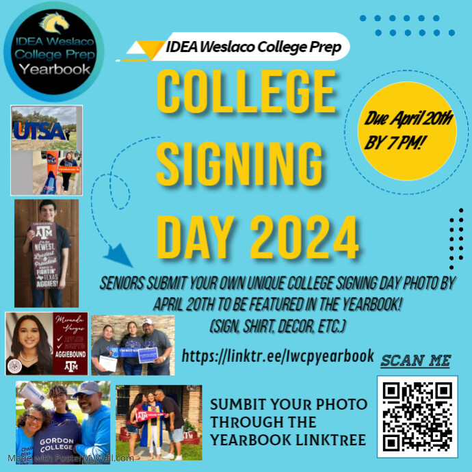 College Signing Day Poster Ideas at Genevieve Tarrant blog