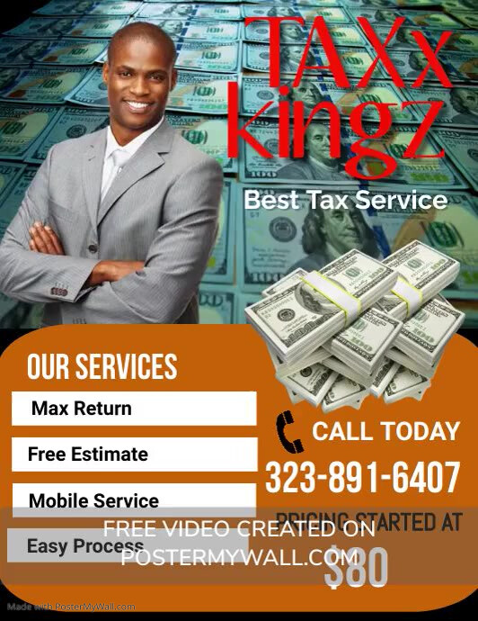 Tax preparation services instagram Flyer | PosterMyWall