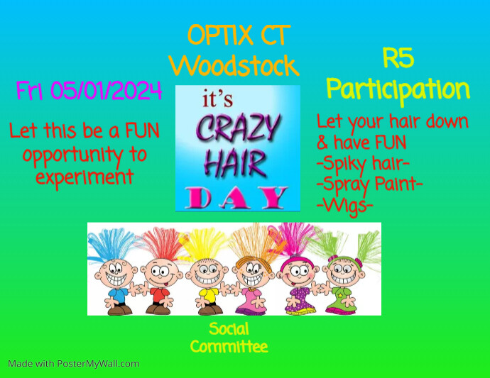 Crazy Hair Day!!! | PosterMyWall