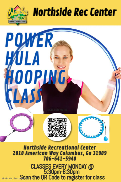 Hula-hoop Classes Flyer Template | PosterMyWall