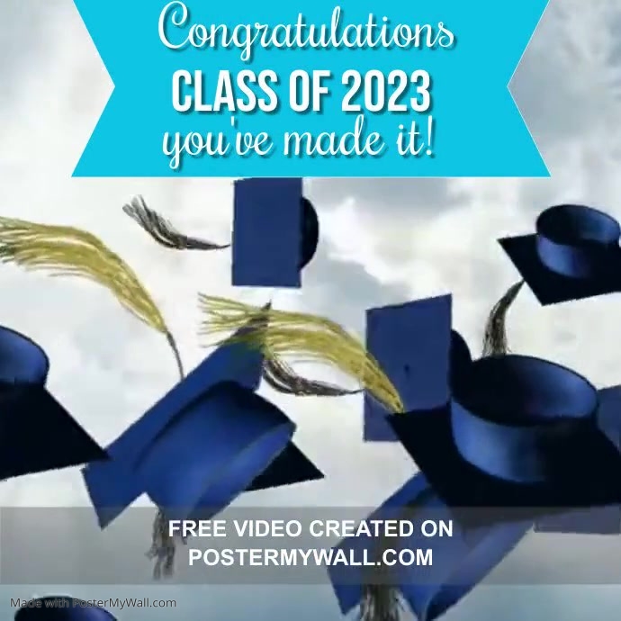 Graduation Animation | PosterMyWall