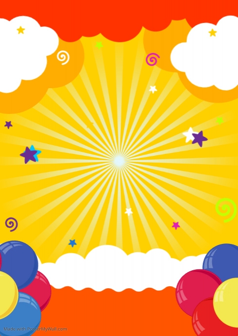 Copy of Copy of KIDS PARTY POSTER | PosterMyWall