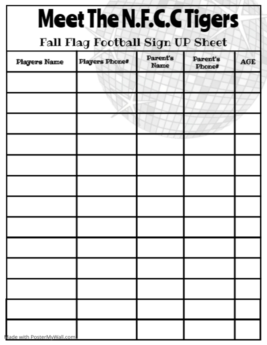 Meet The Teacher Sign Up Sheet | PosterMyWall