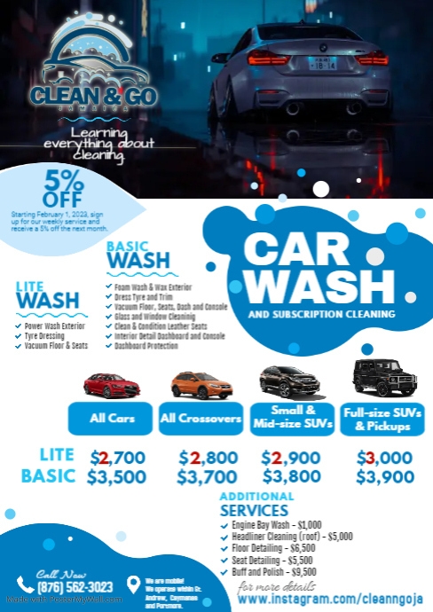 Clean & Go Poster v1 | PosterMyWall