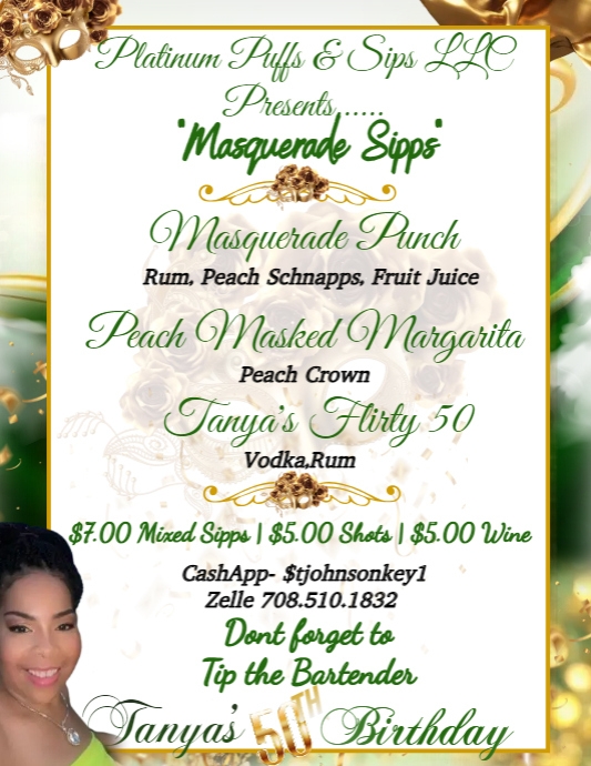 Copy of tanya menu (1) | PosterMyWall