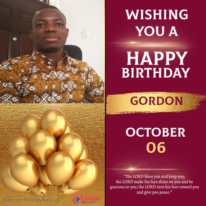 Copy of HAPPY BIRTHDAY ad social media TEMPLATE | PosterMyWall