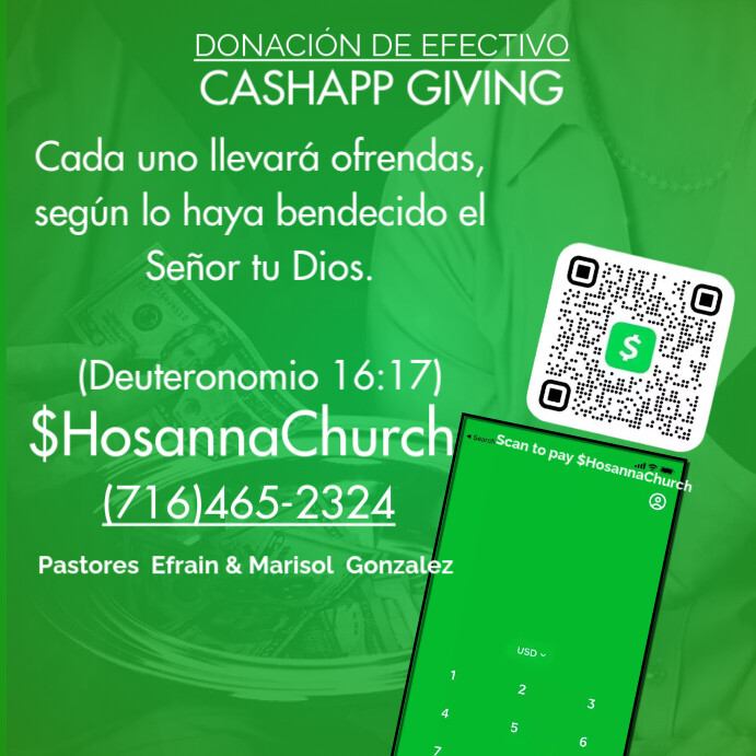 Cash App Giving Promo | PosterMyWall