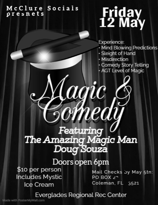 Magic Show Flyer Template | PosterMyWall