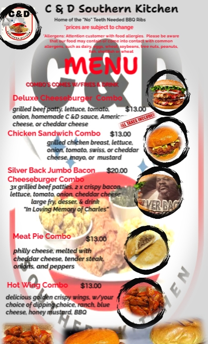 C & D Southern Kitchen | PosterMyWall