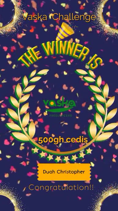 contest winner annoucment template vertical size | PosterMyWall