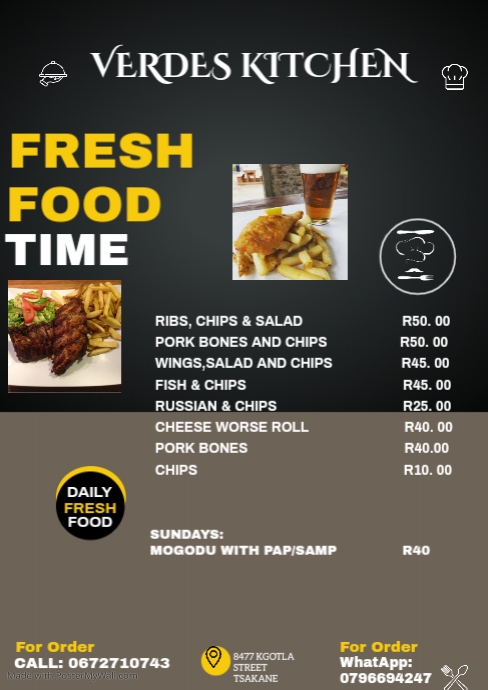 Copy of FOOD | PosterMyWall