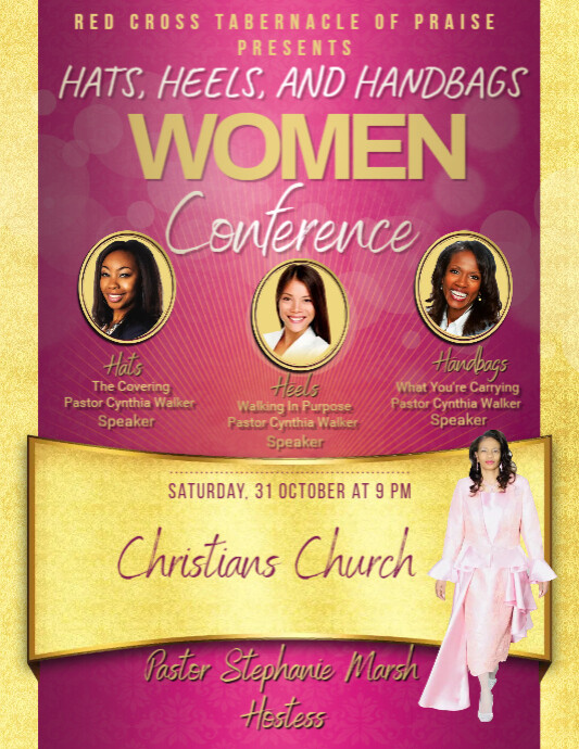 Church Women Conference Poster | PosterMyWall