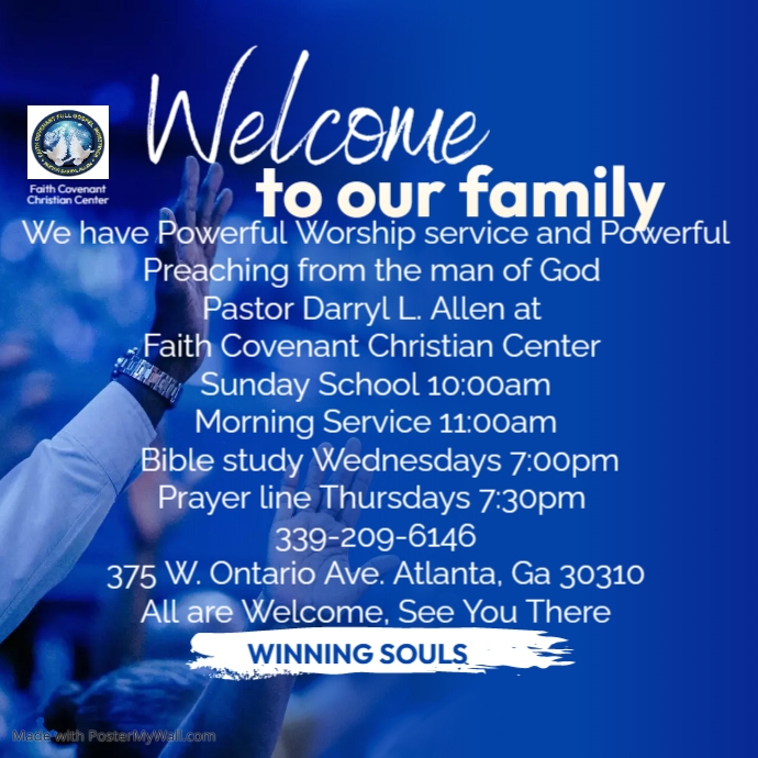 Church Service invitation flyers | PosterMyWall