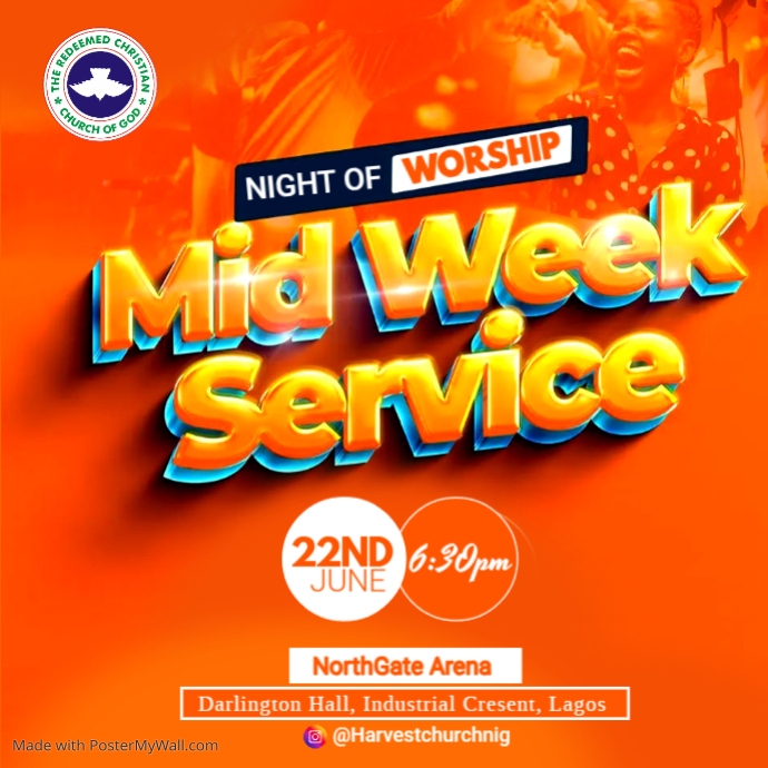 mid-week service (1) | PosterMyWall