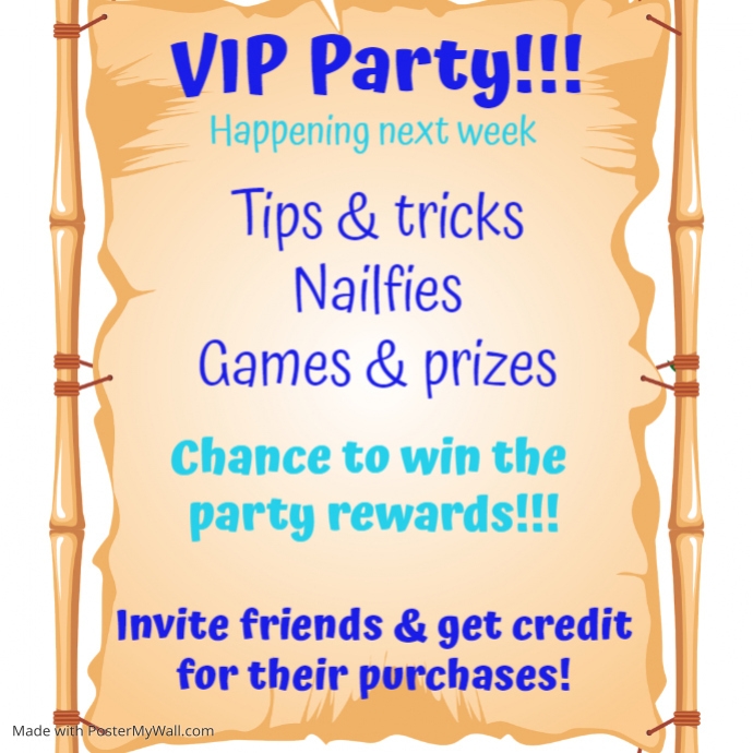Copy of VIP Party | PosterMyWall