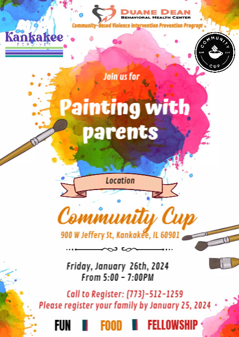 Color run art paint party theme invitation (1) | PosterMyWall