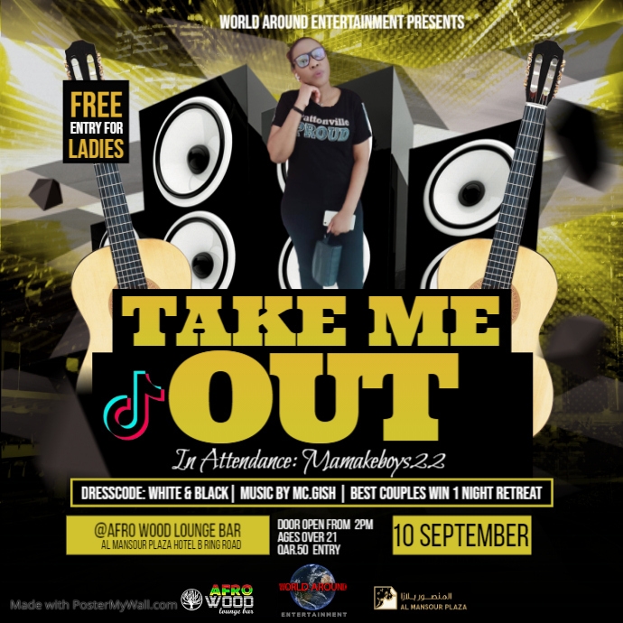 TAKE ME OUT | PosterMyWall