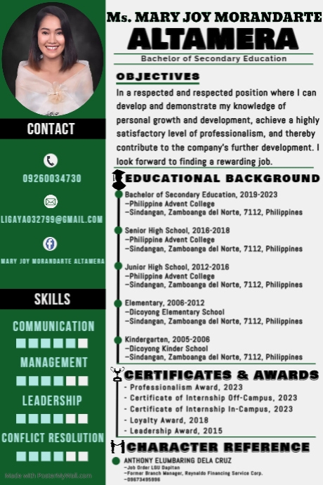 Professional Corporate CV Resume Design | PosterMyWall
