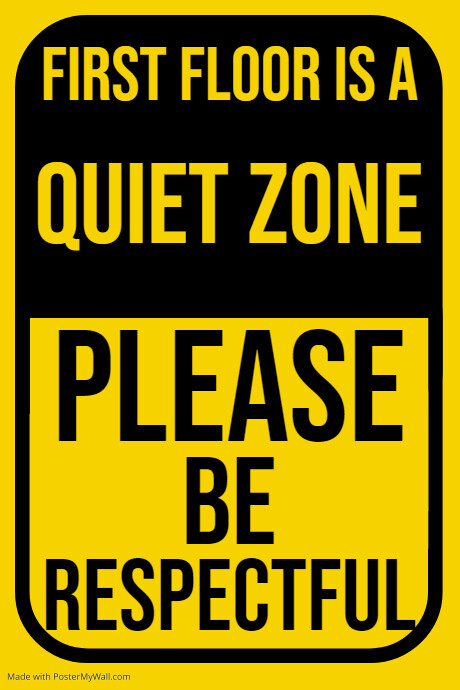 Residential Quiet Zone Sign Board Template | PosterMyWall