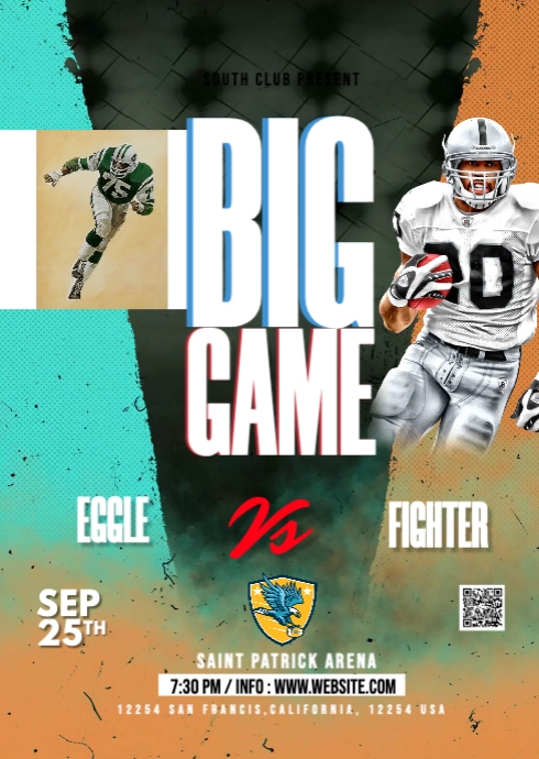 Football Games Flyer | PosterMyWall