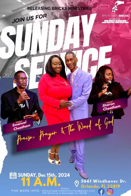 sunday service flyer | PosterMyWall