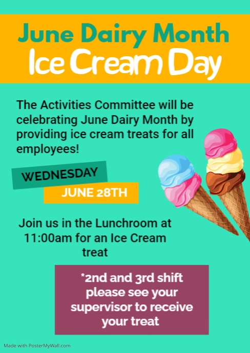 Ice Cream Day | PosterMyWall