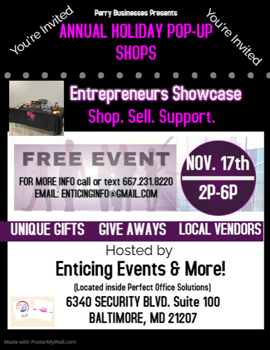 Copy of Pop Up Shop (1) | PosterMyWall