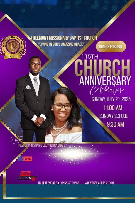 church anniversary | PosterMyWall