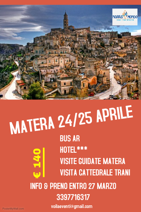 Copy of MATERA | PosterMyWall