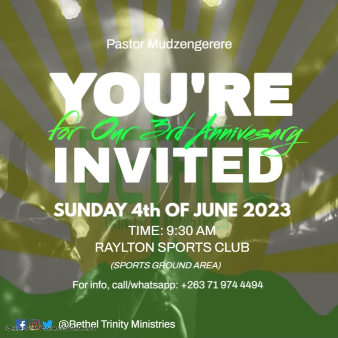 You are invited | PosterMyWall