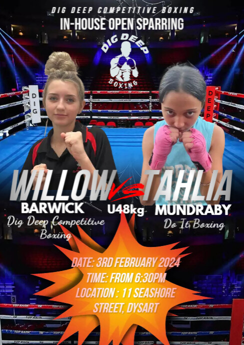 Copy of 8. WIllow V Tahlia | PosterMyWall