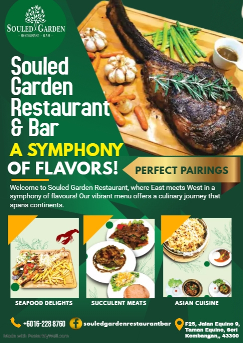 Restaurant Flyer | PosterMyWall