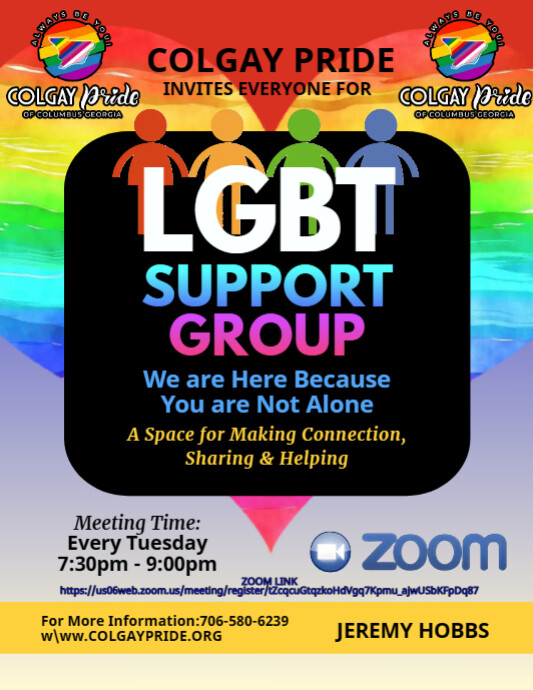 Copy of LGBT Support Group Flyer | PosterMyWall