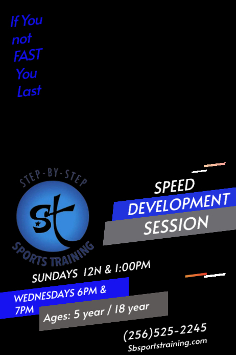 Speed Training 2023 | PosterMyWall