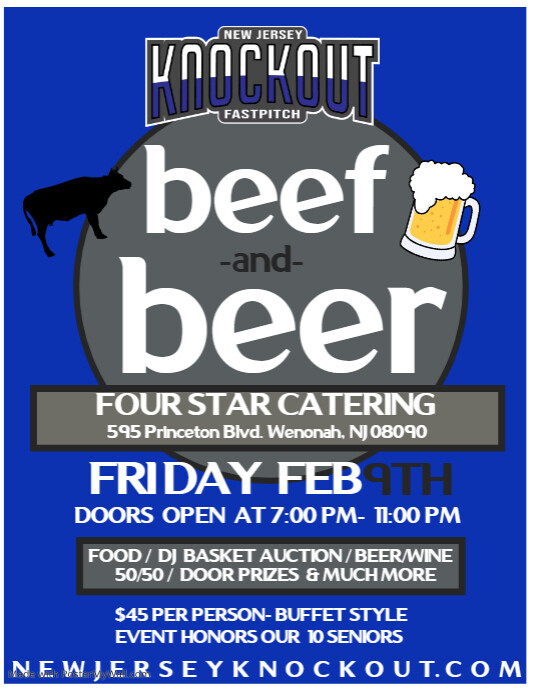 Beef & beer | PosterMyWall