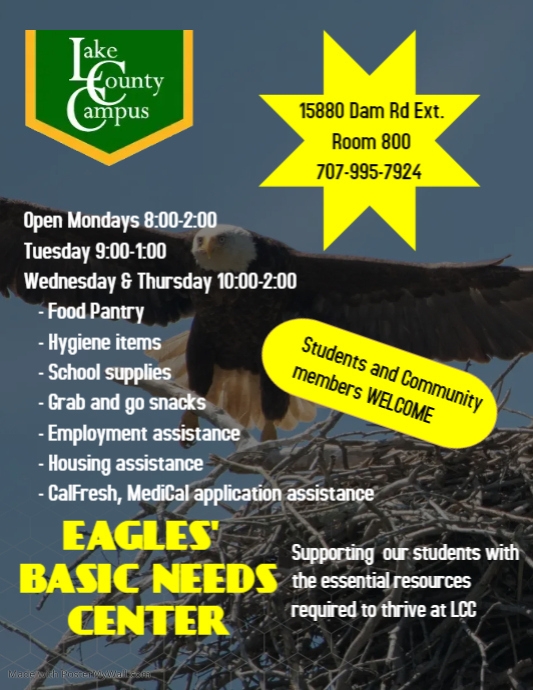 Basic Needs Center Flyer | PosterMyWall