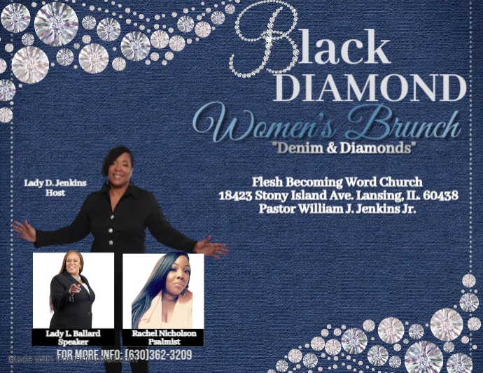 Denim & Diamonds Invitation (1) | PosterMyWall