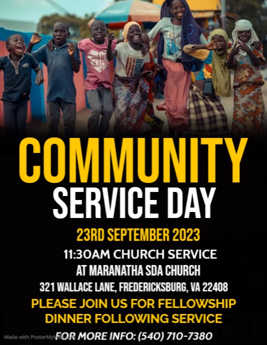 Copy of community service day poster | PosterMyWall