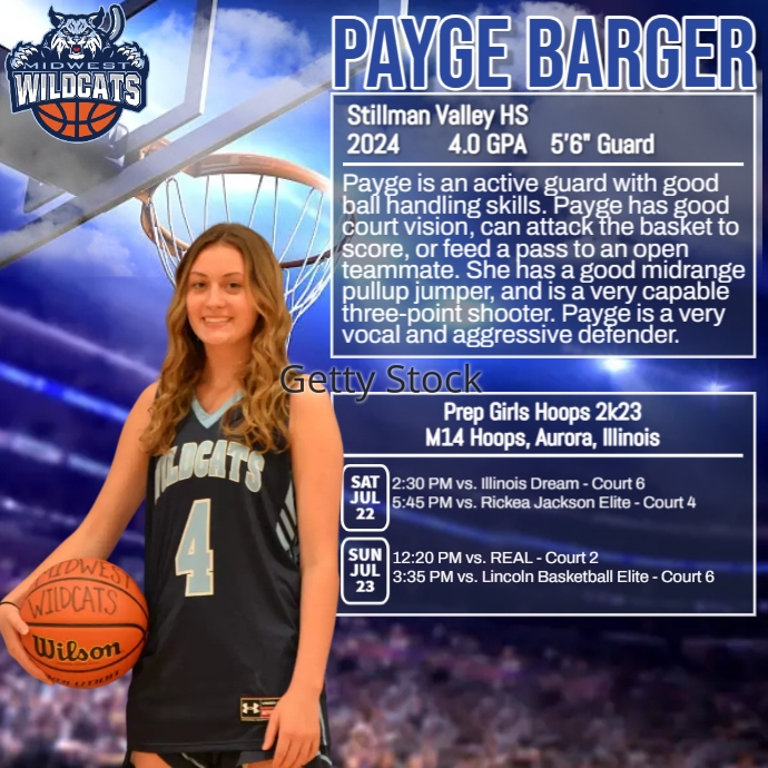 Copy of PAYGE BARGER | PosterMyWall