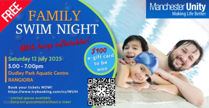 Community Swim Night | PosterMyWall