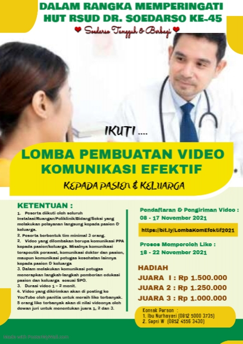Flyer Lomba Video Komunikasi | PosterMyWall